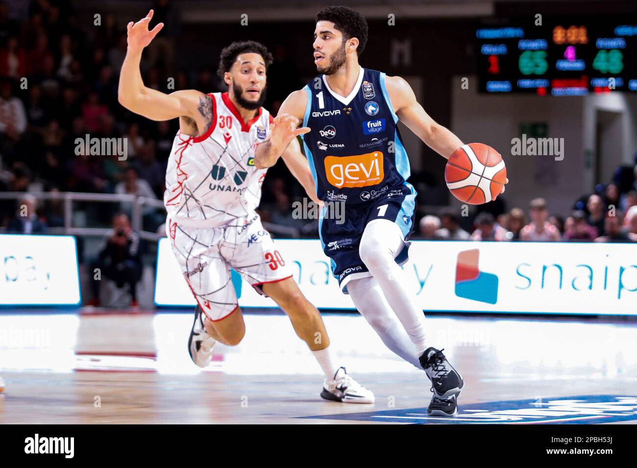 PalaBigi, Reggio Emilia, Italy, March 12, 2023, Jordan Howard (Gevi ...