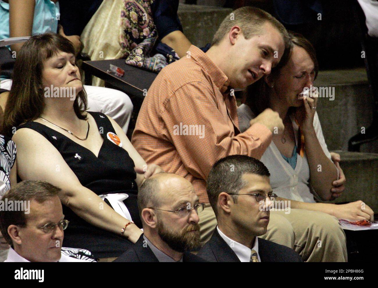 Family members of slain Virginia Tech student Jarrett Lee Lane, Jarrett ...