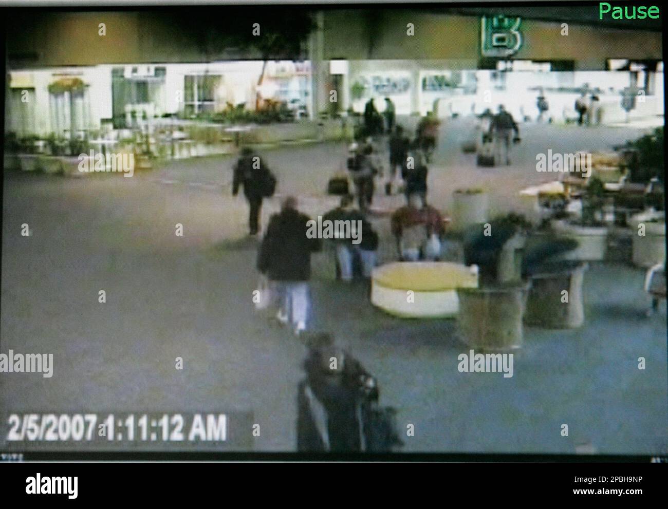 This still photo taken from a surveillance video at Orlando ...