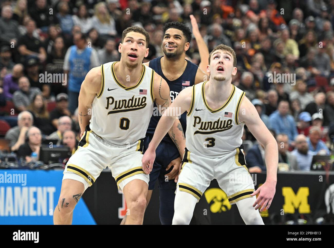 Chicago, Illinois, USA. 12th Mar, 2023. Purdue Boilermakers forward ...