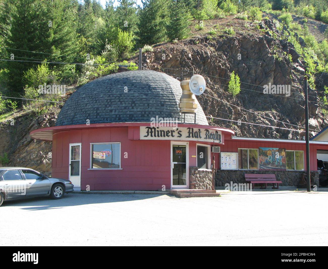 The Miners Hat Realty, a realty business in Kellogg, Idaho, is shown ...