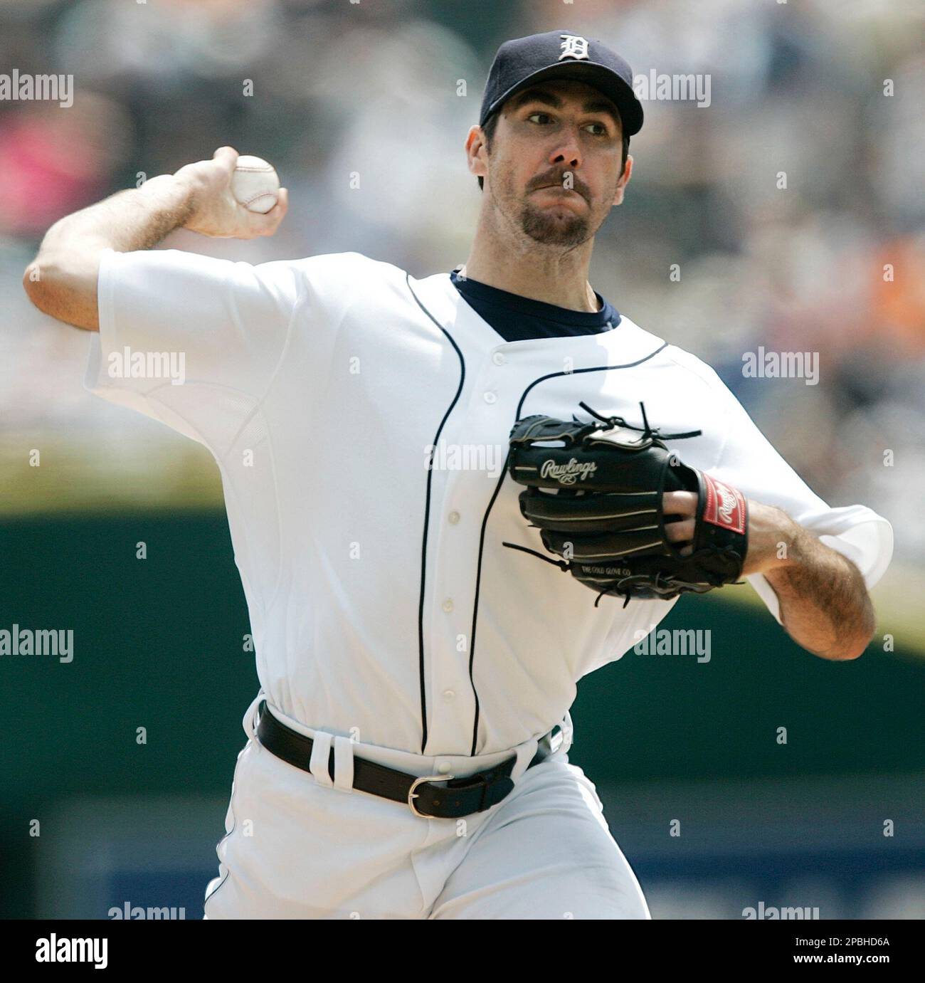 Detroit Tigers pitcher Justin Verlander throws against the Seattle ...
