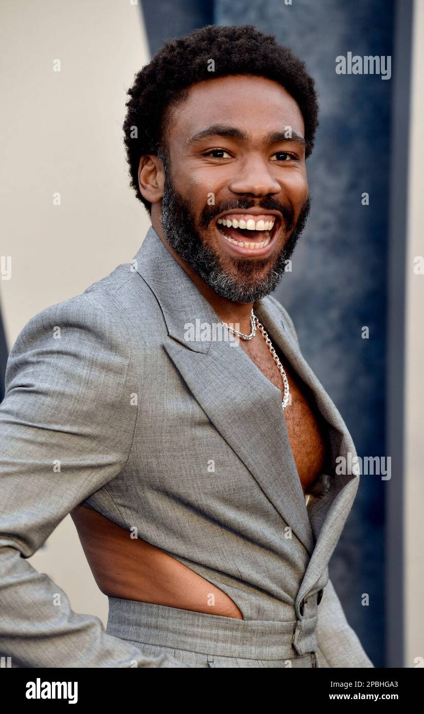 Donald Glover arrives at the Vanity Fair Oscar Party on Sunday, March ...