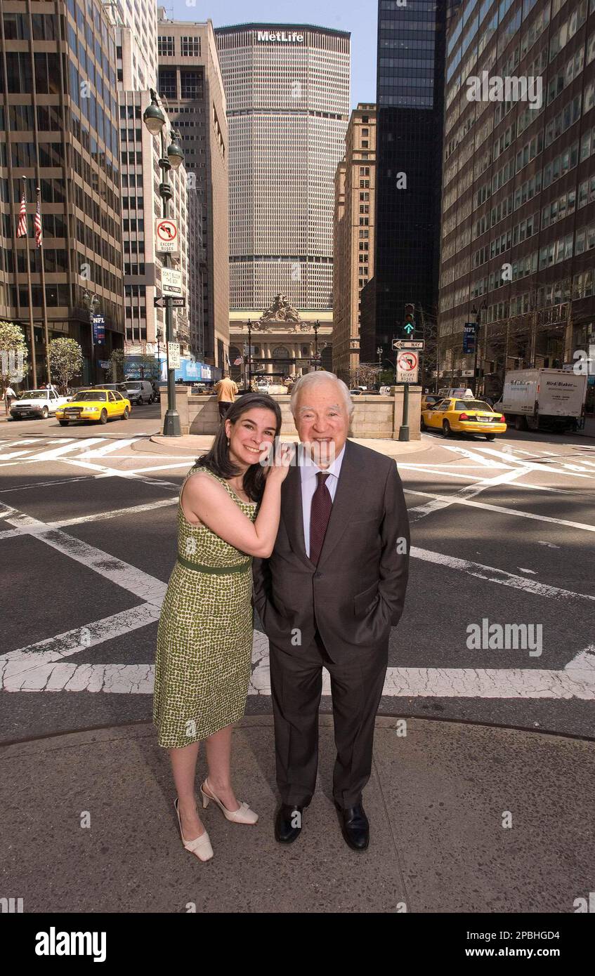 Arthur Frommer, right, and his daughter, Pauline Frommer, are ...