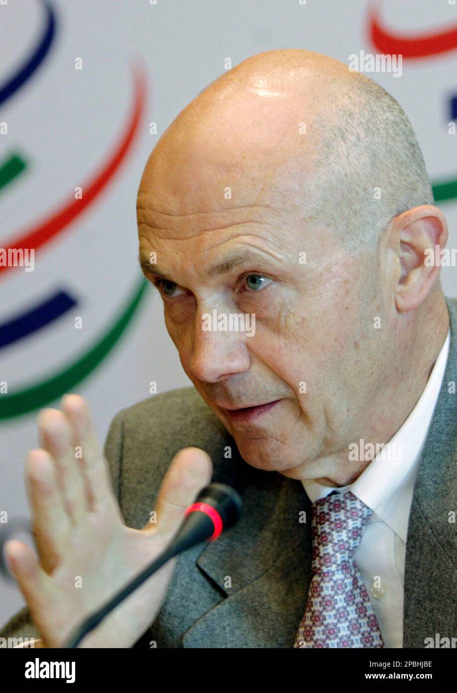 World Trade Organization, WTO, Director-General Pascal Lamy speaks ...