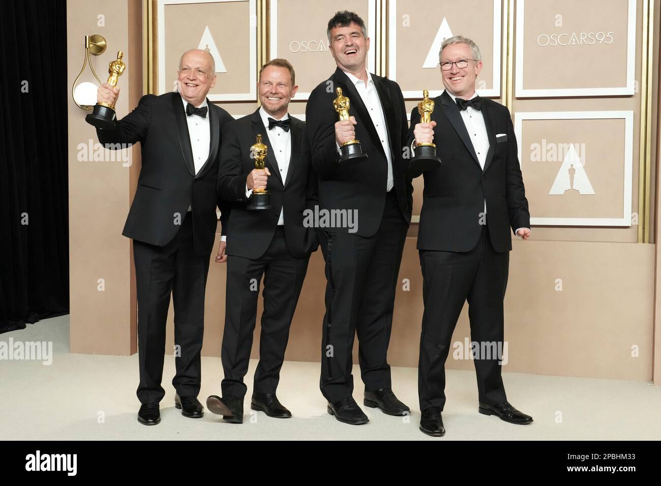 Joe Letteri, from left, Richard Baneham, Eric Saindon and Daniel ...