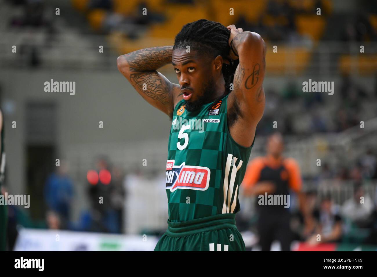5 PARIS LEE of Panathinaikos Athens during the Euroleague, Round 28 ...
