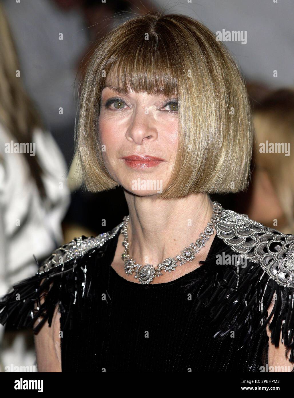 Vogue editor-in-chief Anna Wintour arrives at the Metropolitan Museum ...