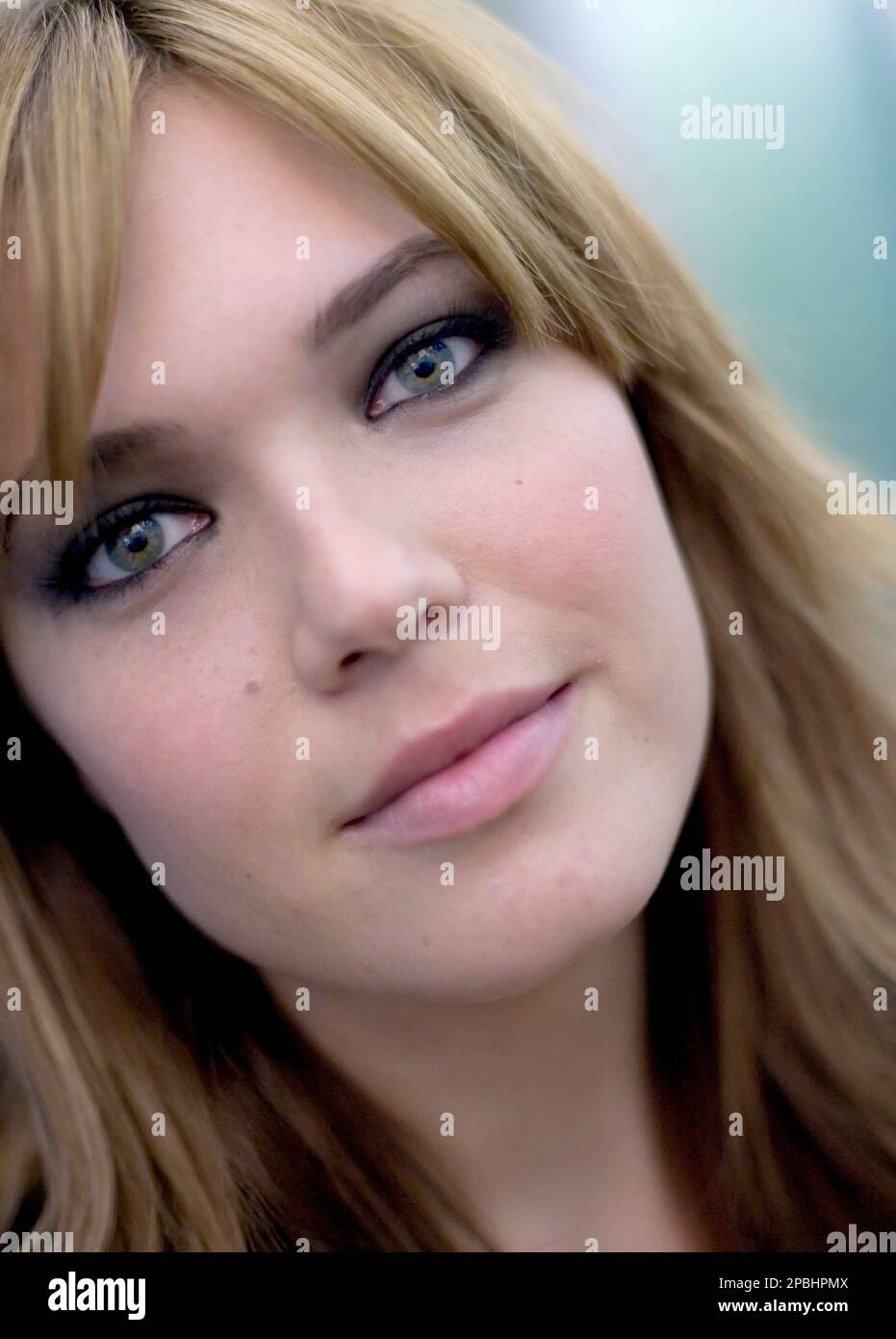 Singer Mandy Moore poses after she appeared on MTV's Total Request Live ...