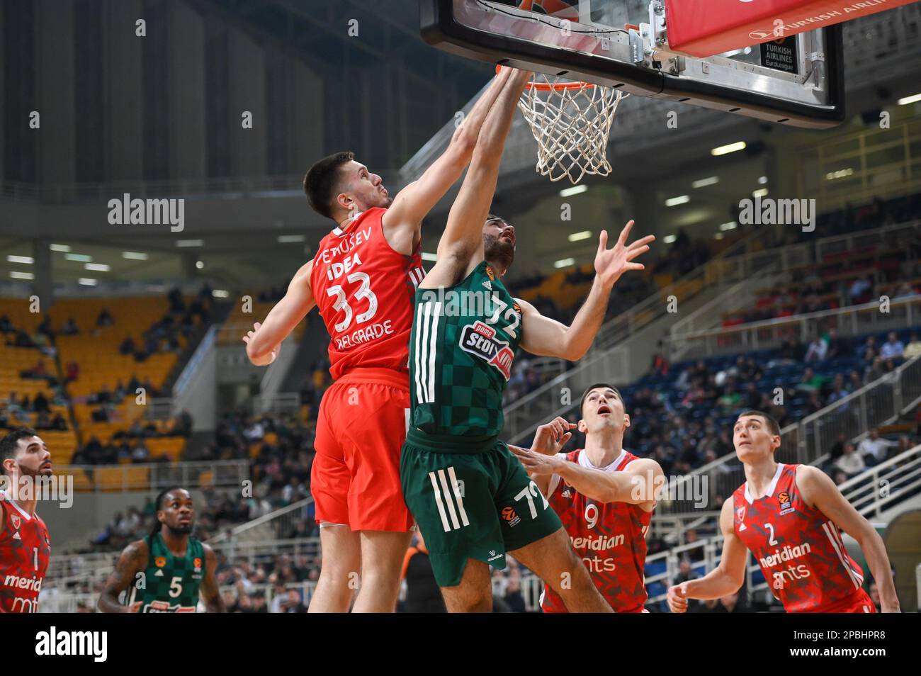 72 ELEFTHERIOS MANTZOUKAS of Panathinaikos Athens competing with 33 ...