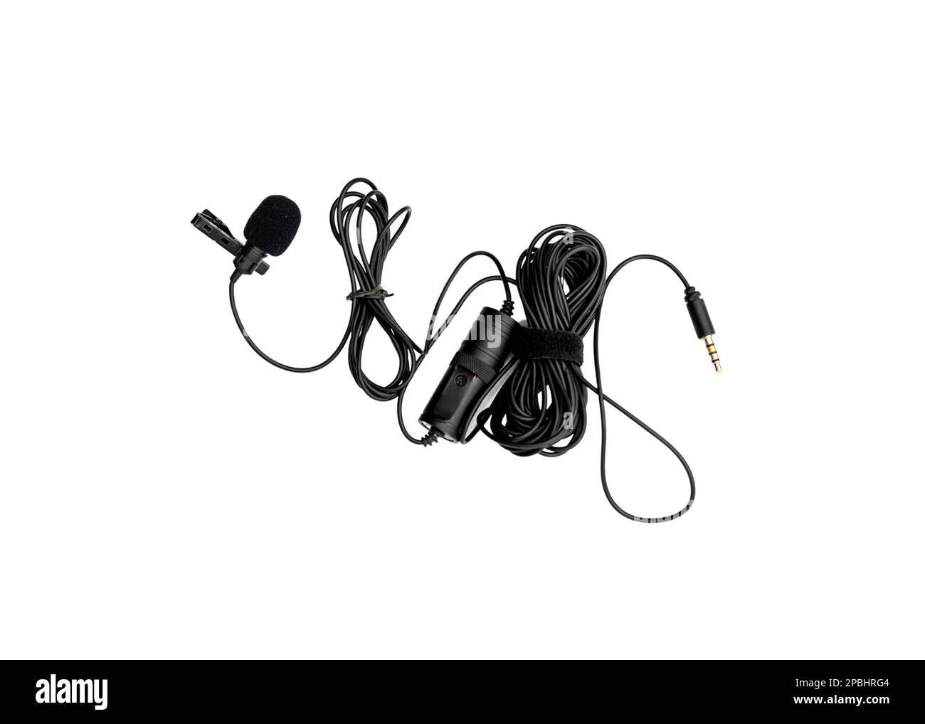 Boya by-m1 collar mic isolated on white background Stock Photo - Alamy