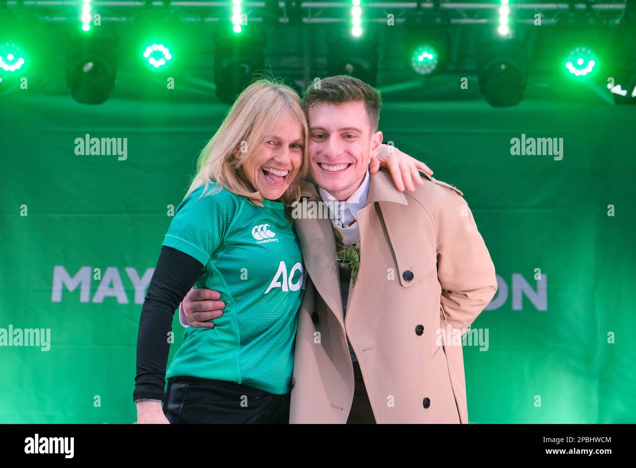London, UK. 12th March, 2023. Sharon Shannon of Sharon Shannon & Band ...