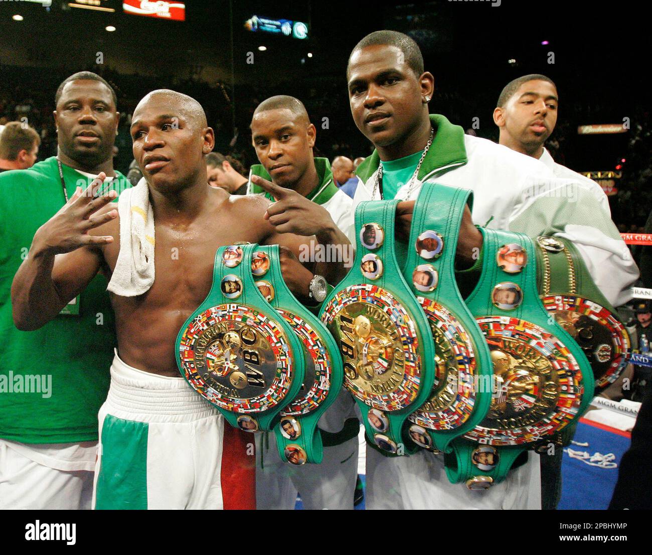 Floyd Mayweather Jr Belts