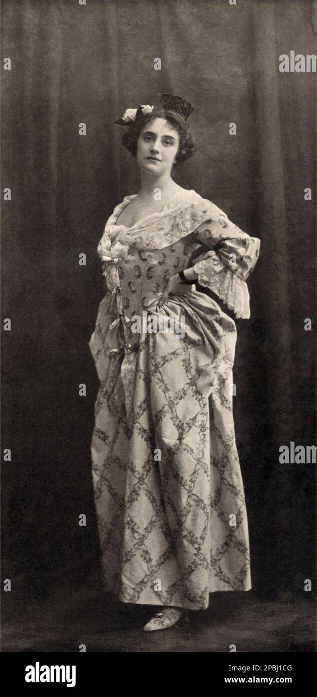 1909 , may , Milano , ITALY : The italian Duchess Donna CARLA ERBA ...