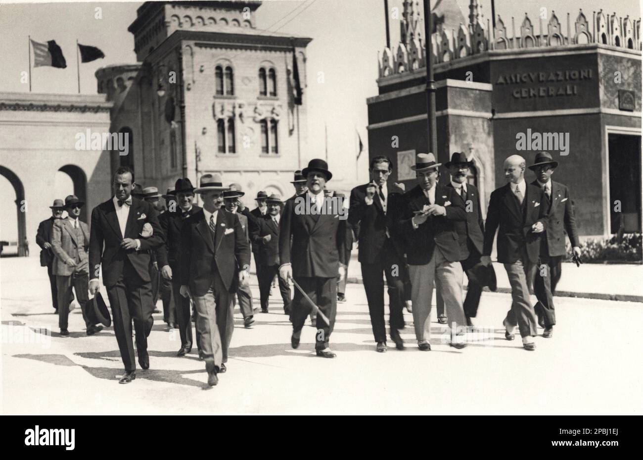 1930 , TRIPOLI , LIBIA : The italian count GIUSEPPE VOLPI di MISURATA ...