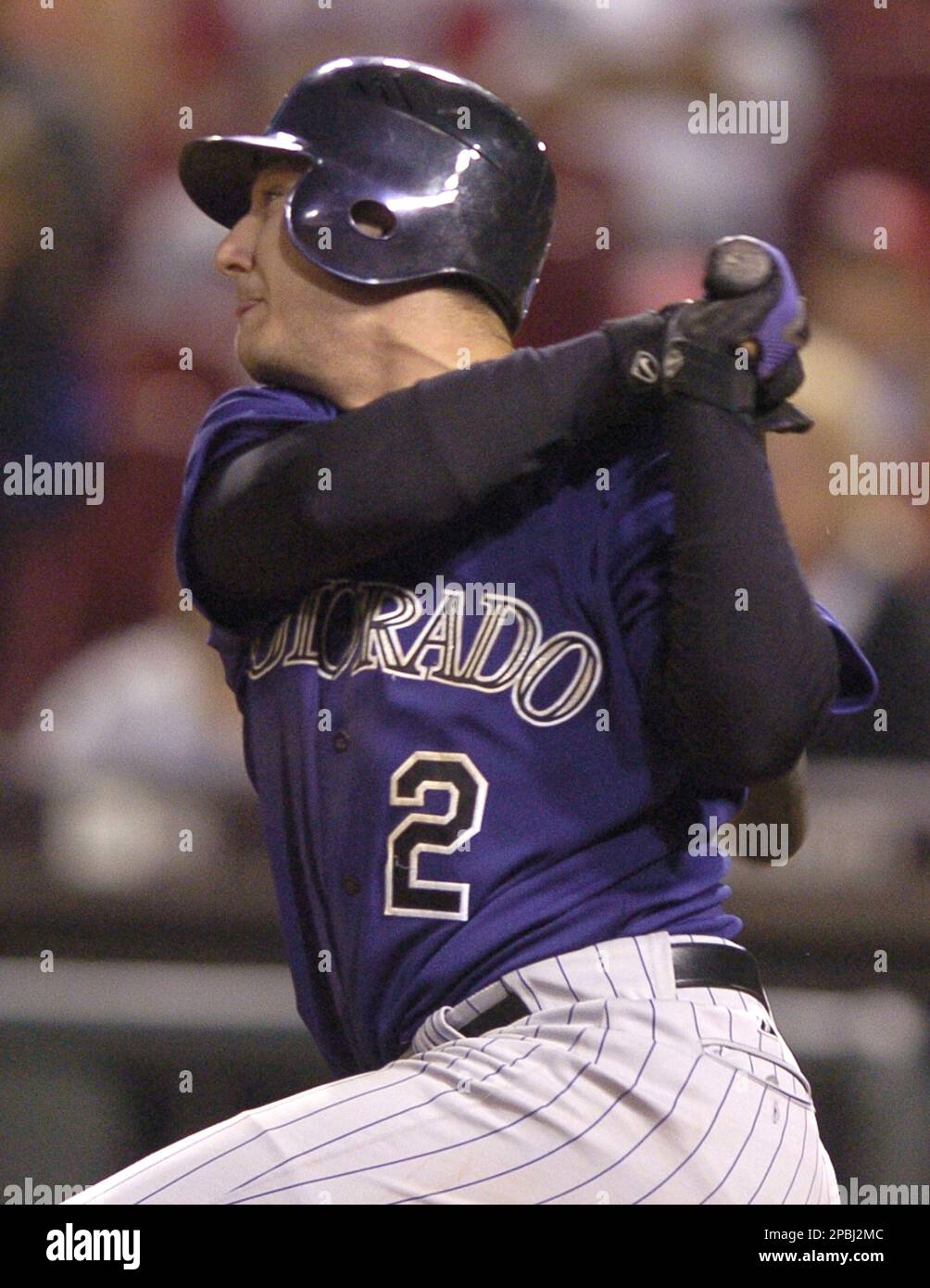 Colorado Rockies' Troy Tulowitzki drives in the go-ahead run off ...