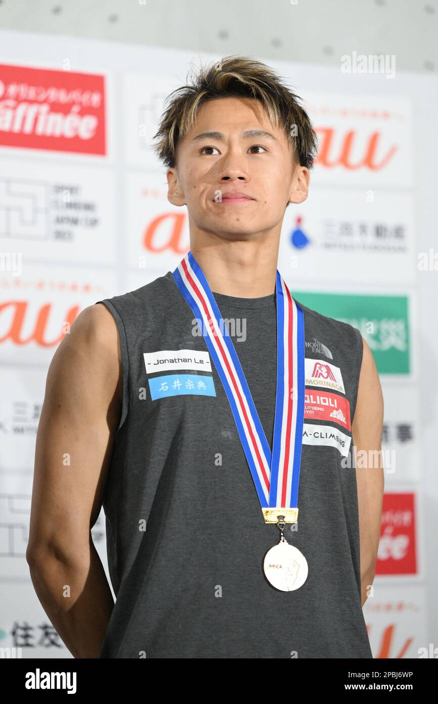 Chiba, Japan. Credit: MATSUO. 12th Mar, 2023. Yudai Ikeda Sport Climbing : Speed Japan Cup Men's ...