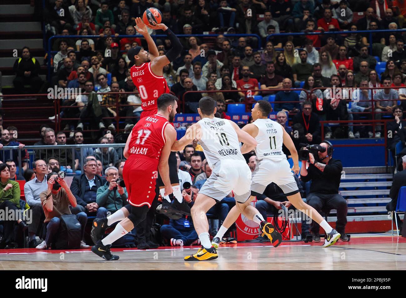 Forum of Assago, Milan, Italy, March 09, 2023, Brandon Davies (EA7 ...