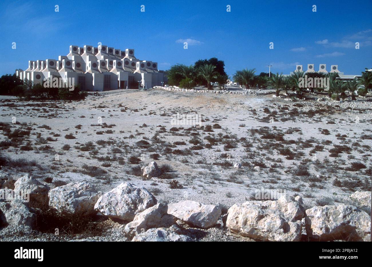 University of Qatar, pictured in 1999, Doha Stock Photo - Alamy