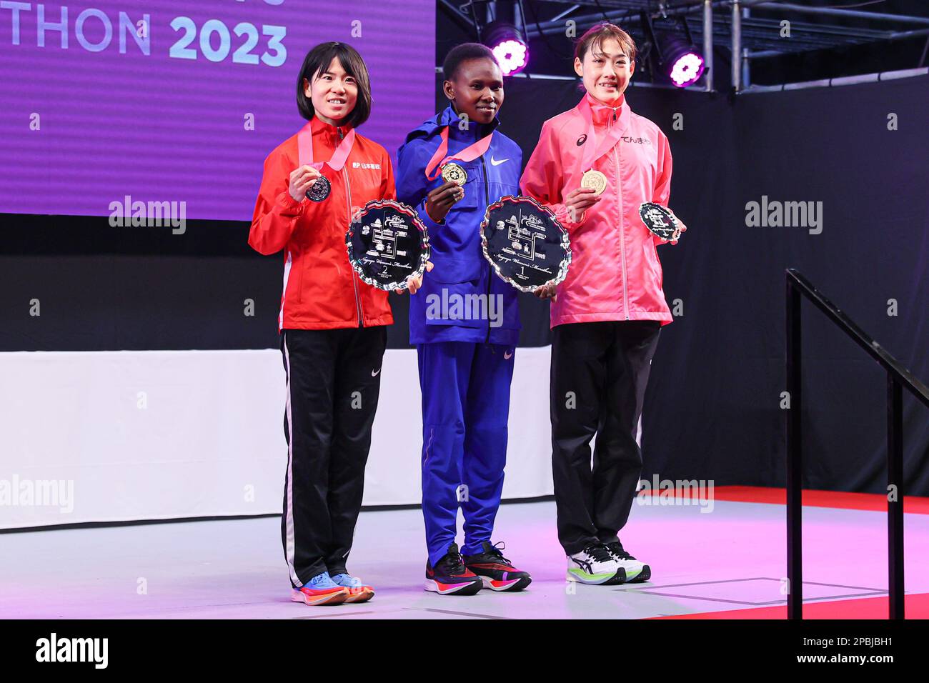 Nagoya, Aichi, Japan. 12th Mar, 2023. (L-R) Ayuko Suzuki (JPN), Ruth ...
