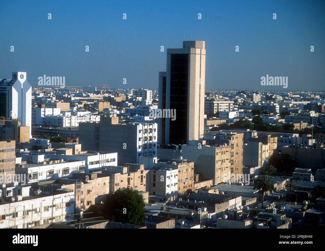 Development in central Doha, capital of Qatar 1999 Stock Photo - Alamy