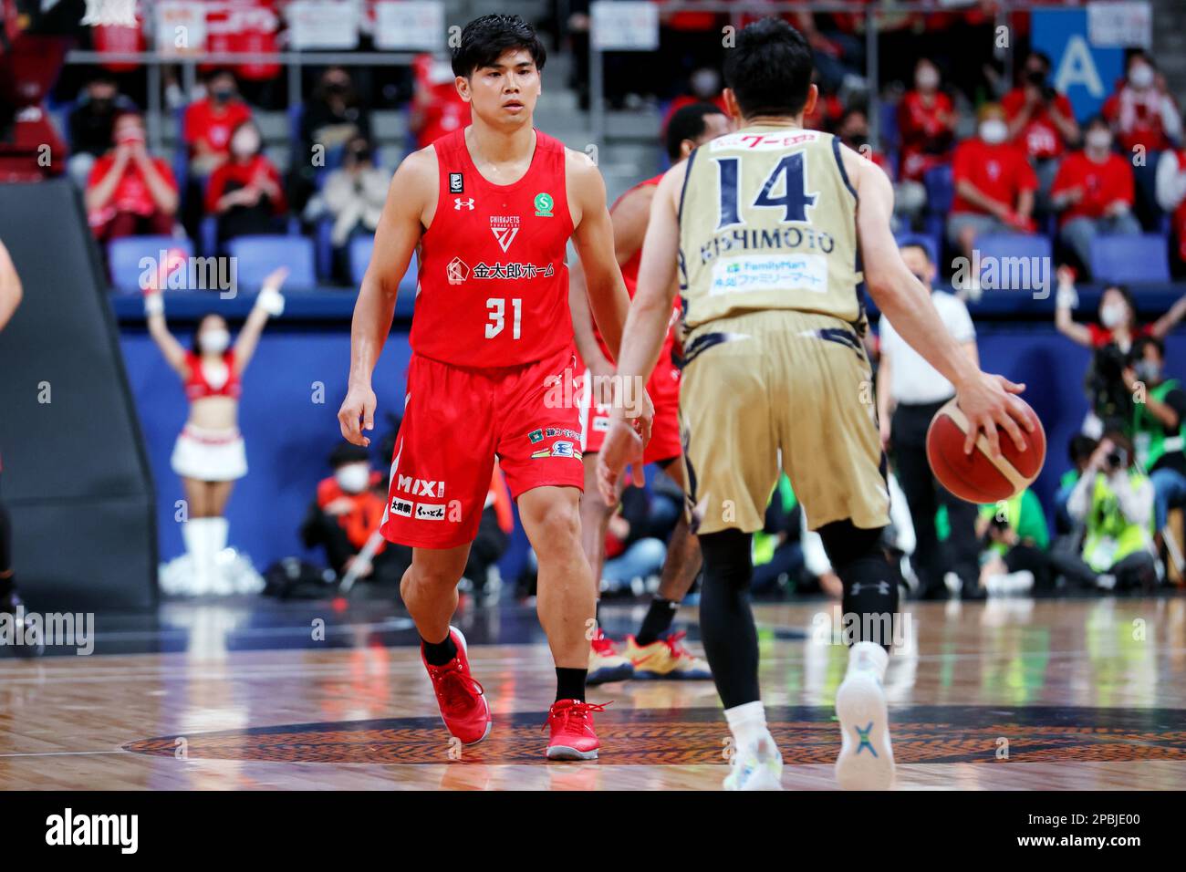 Ariake Coliseum, Tokyo, Japan. 12th Mar, 2023. Shuta Hara (Jets), MARCH 12, 2023 - Basketball ...