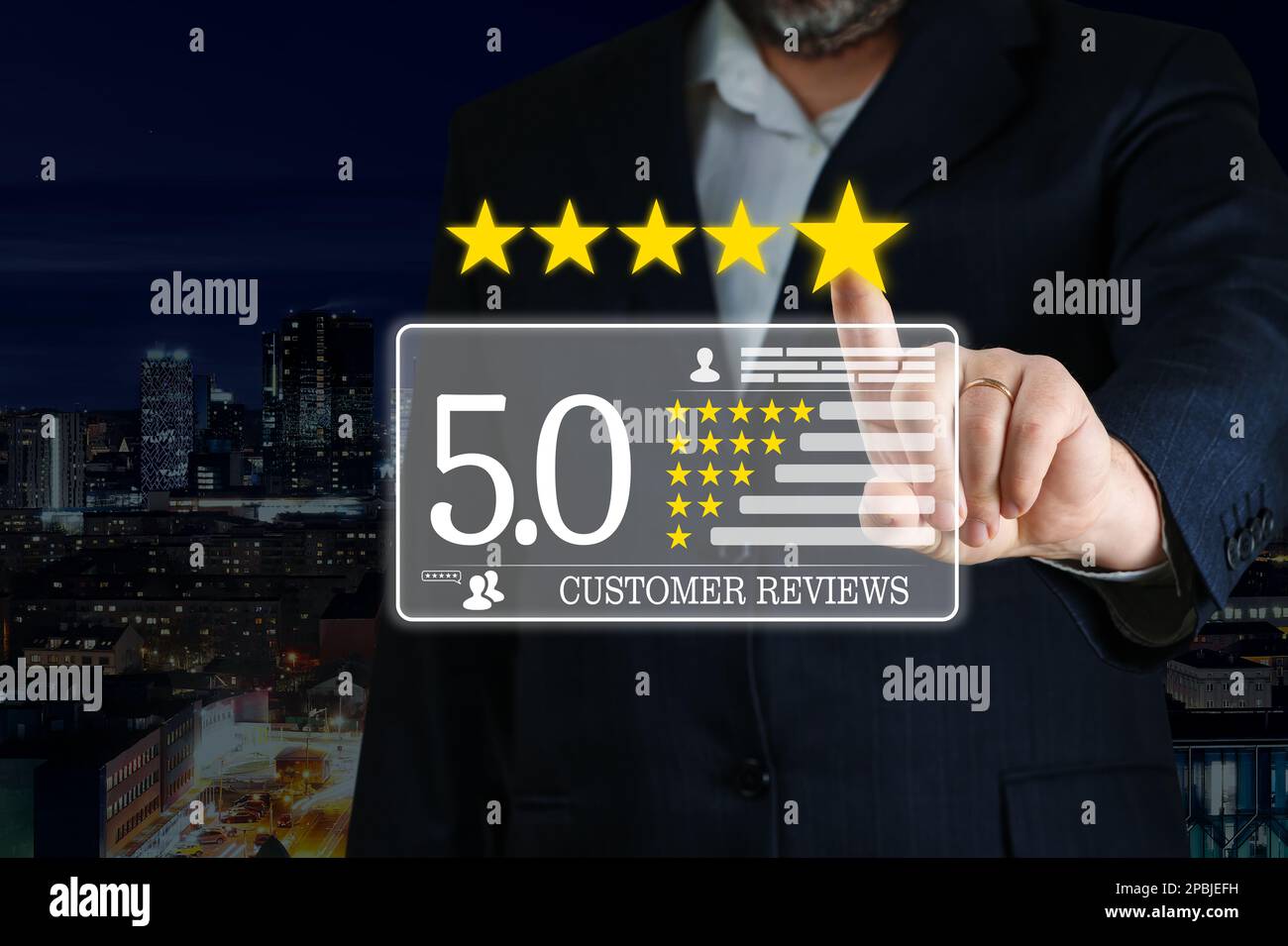 Testimonials. Customer review, rating concept using smart devices ...