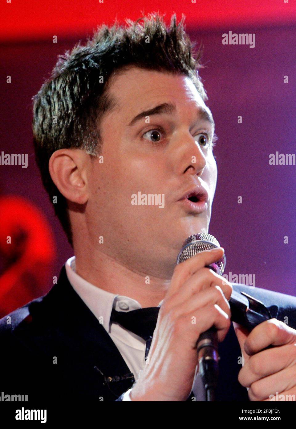 Singer Michael Buble performs on the NBC "Today" television show in New ...