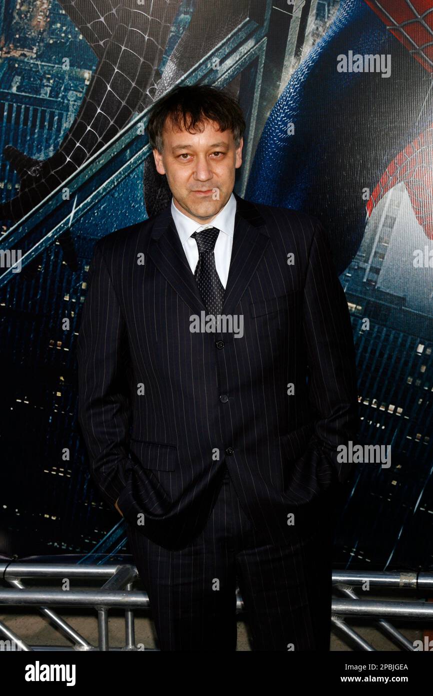 Director Sam Raimi attends the Spider-Man 3 N.Y. premiere, held at the ...