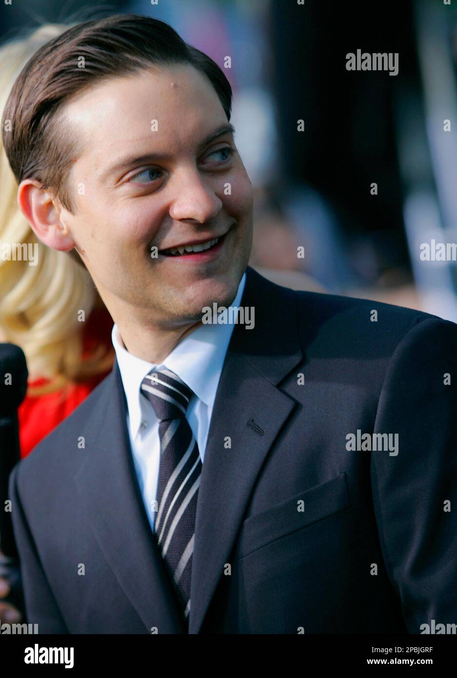 Actor Tobey Maguire arrives for the premiere of Spider-Man 3 in New ...