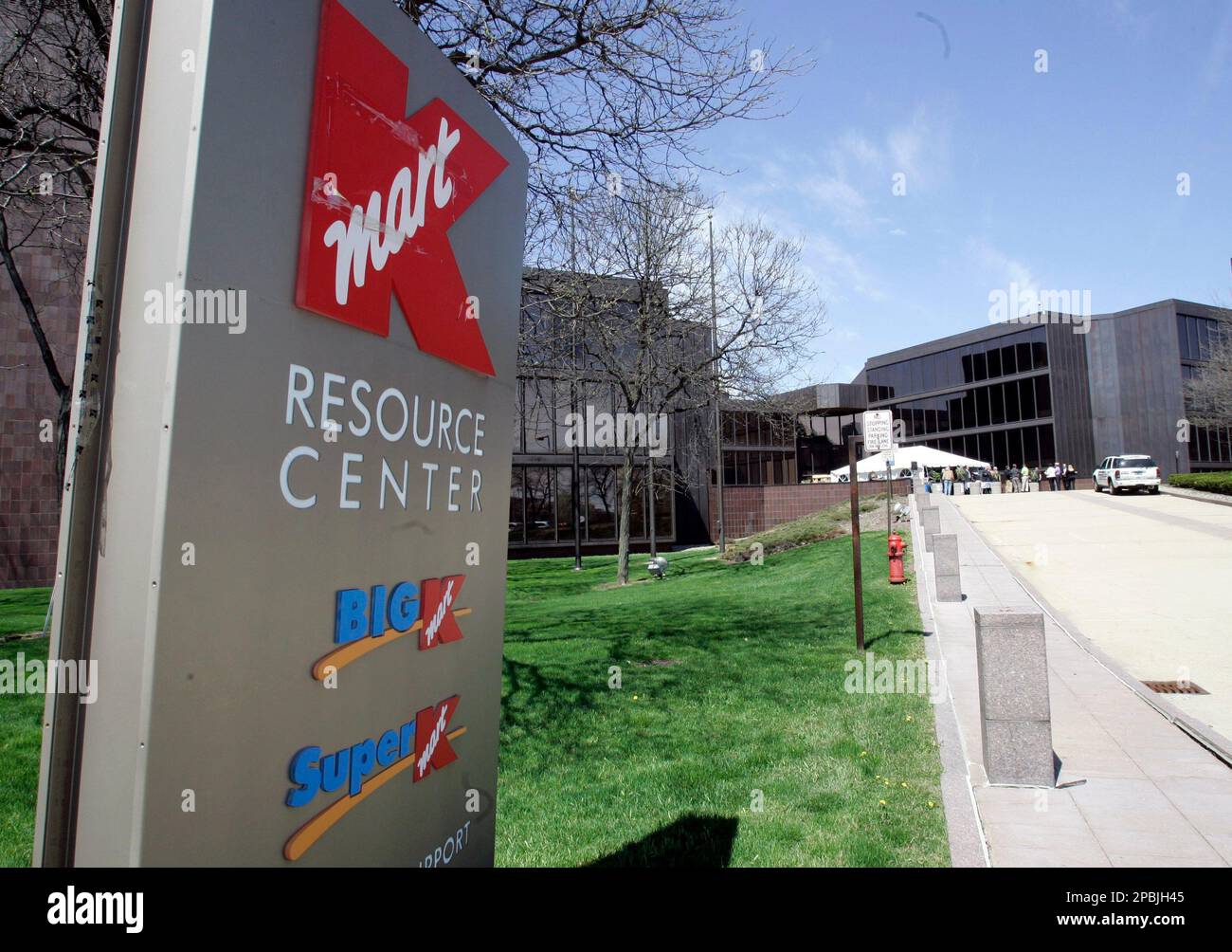 Kmart's former world headquarters is seen in Troy, Mich., Monday, April ...