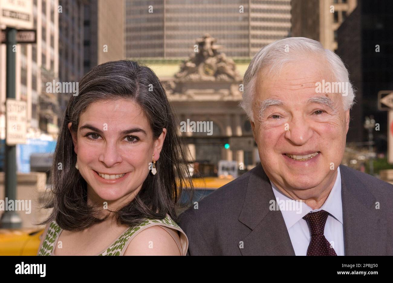 Arthur Frommer, right, and his daughter, Pauline Frommer, are ...