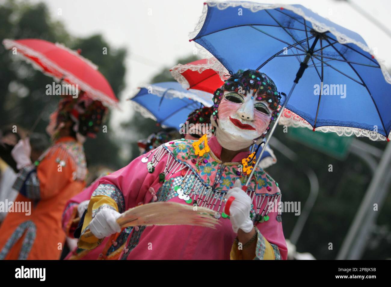 Dancers perform at the Pao-An Temple marking the 267th birthday of ...