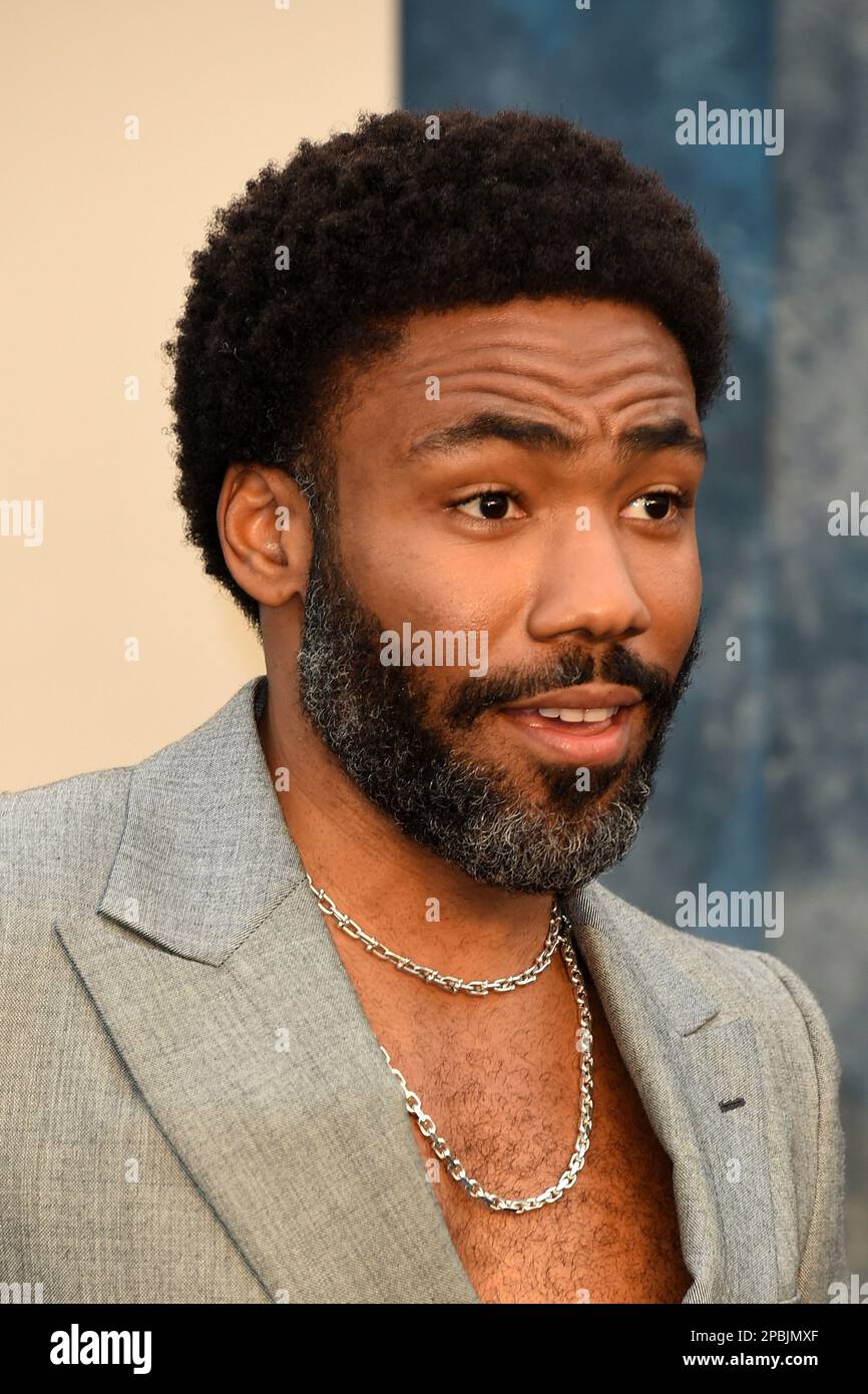 LOS ANGELES - MAR 12: Donald Glover at the 2023 Vanity Fair Oscar Party ...