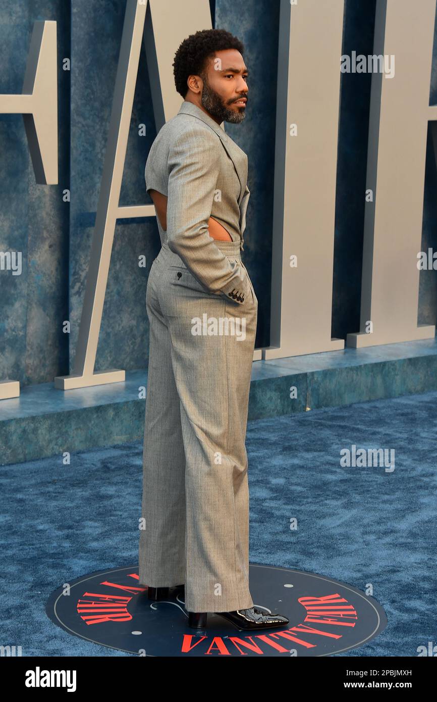 LOS ANGELES - MAR 12: Donald Glover at the 2023 Vanity Fair Oscar Party ...