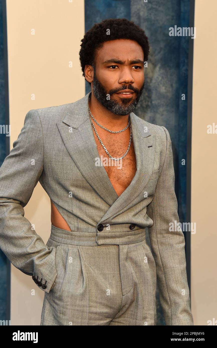 LOS ANGELES - MAR 12: Donald Glover at the 2023 Vanity Fair Oscar Party ...
