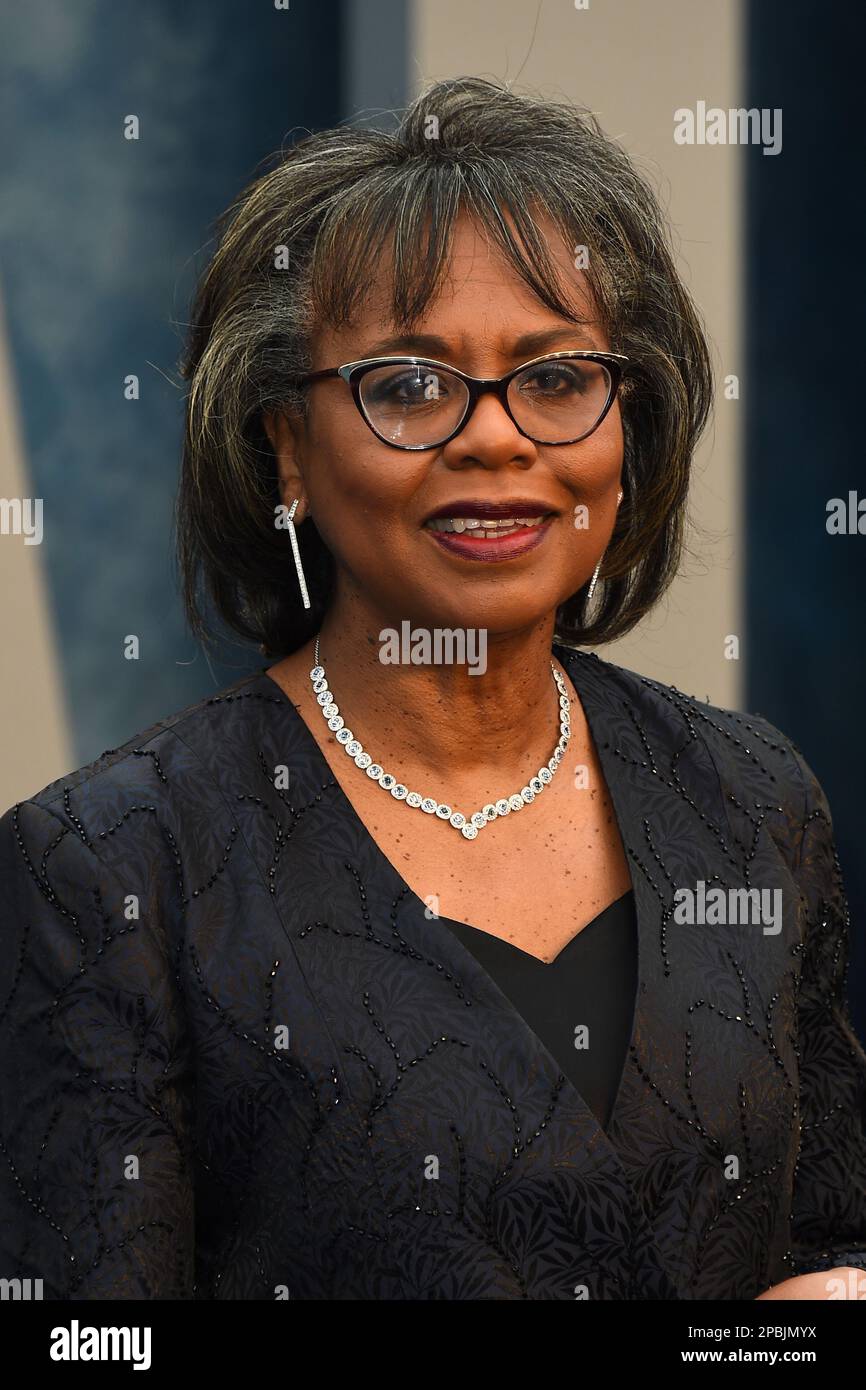 LOS ANGELES - MAR 12: Anita Hill at the 2023 Vanity Fair Oscar Party at ...