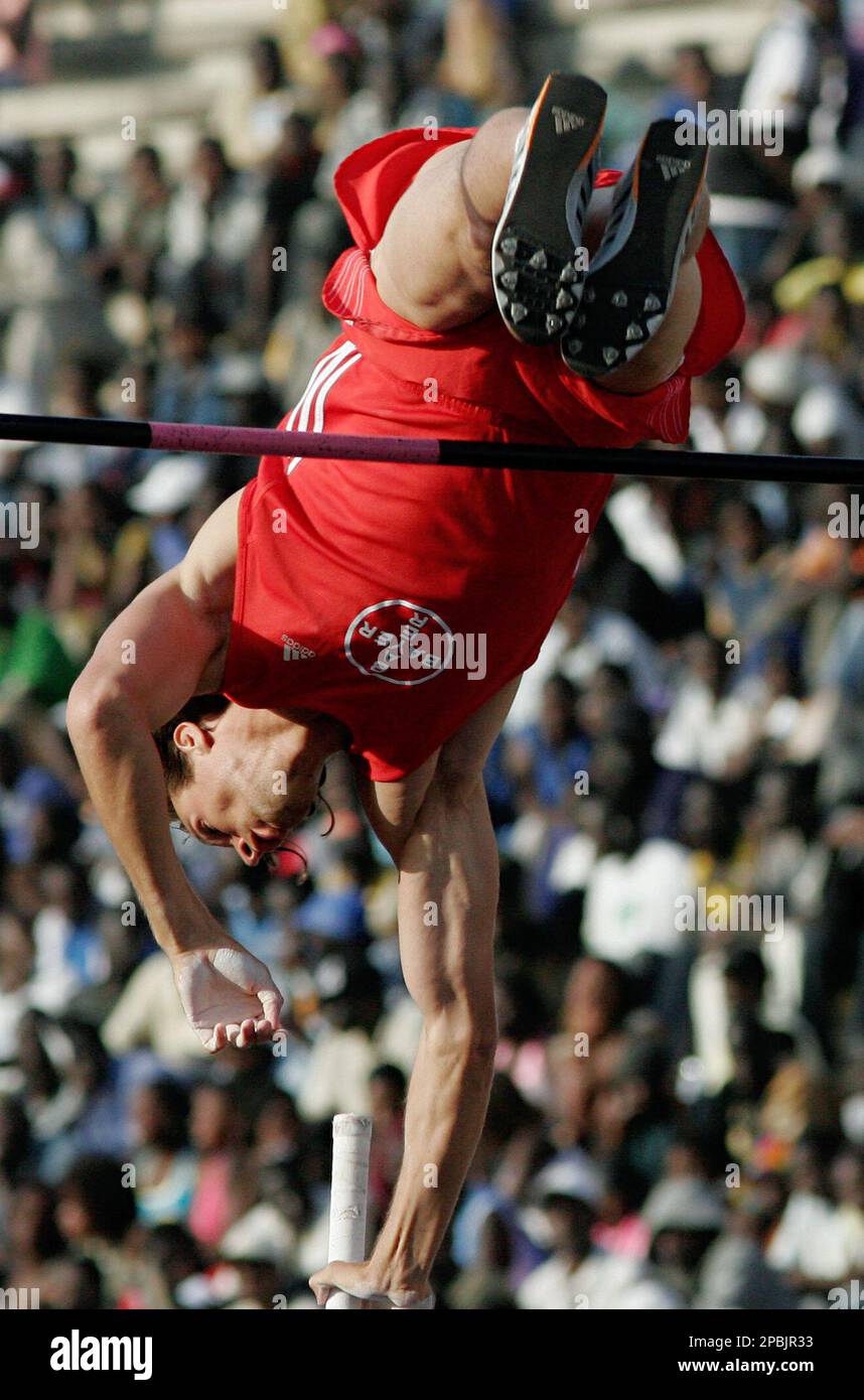 German pole vaulter Danny Ecker competes at the IAAF World Athletics ...