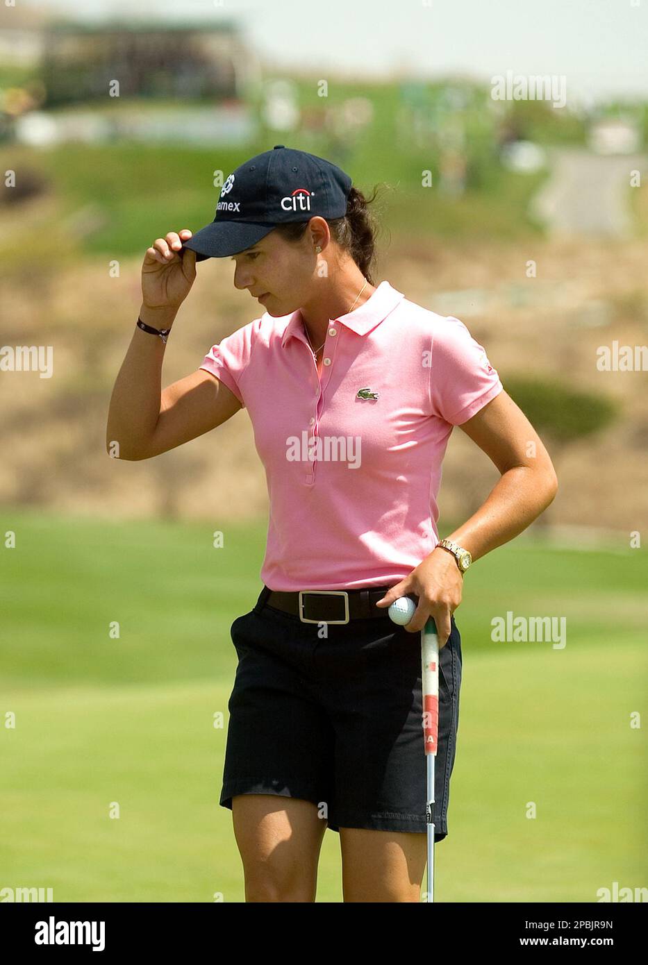 Mexico's Lorena Ochoa is seen during the third round of the LPGA Corona Championship in Morelia ...