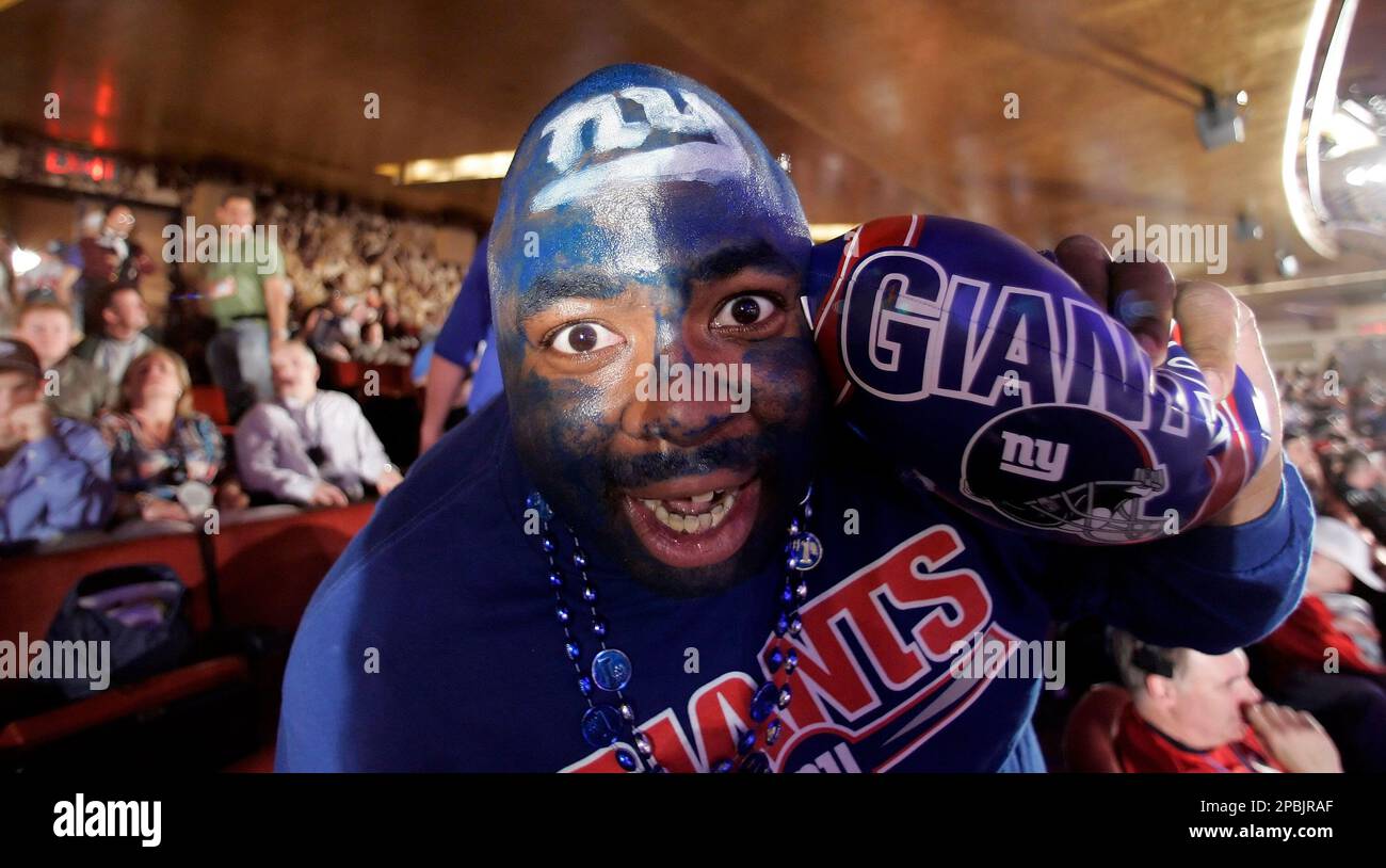 Curtis Simmons, of Brooklyn, poses for a photograph during the NFL ...