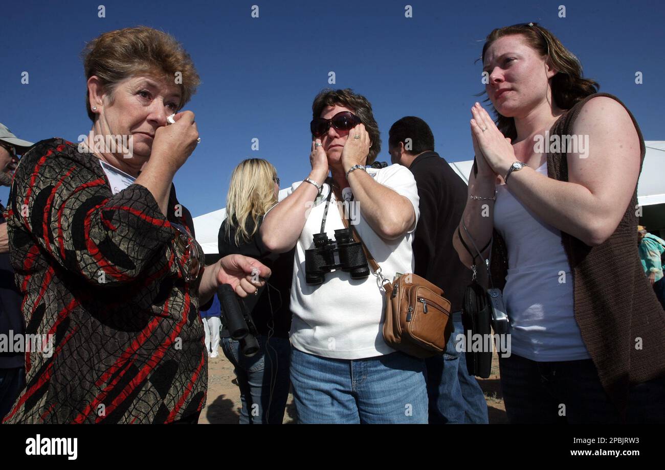 Jennifer Gorman, left, the widow of David B. Gorman, who died on August ...