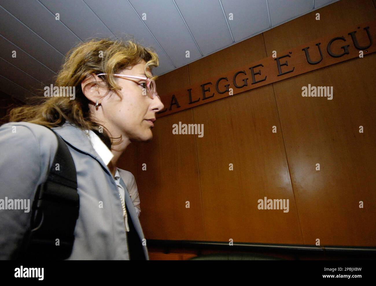 Anna Maria Franzoni's lawyer Paola Savio leaves a Turin court after the ...