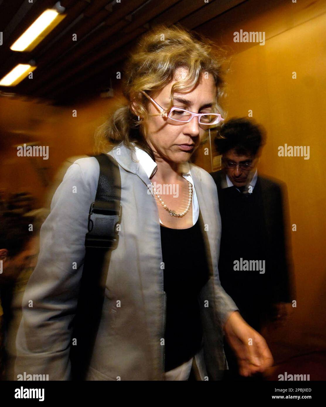 Anna Maria Franzoni's lawyer Paola Savio leaves a Turin court after the ...