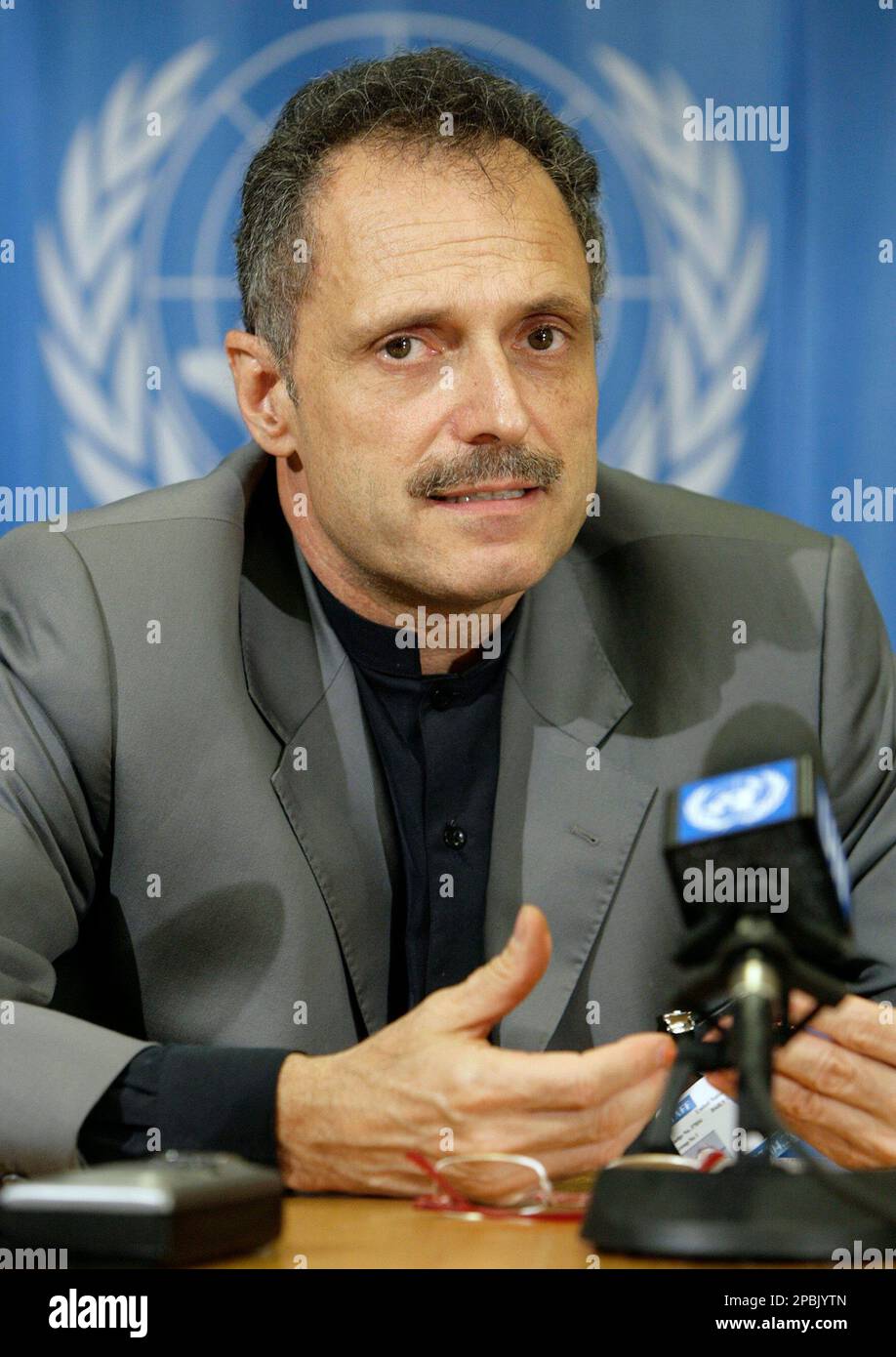 French Charles Vincent, World Food Programme (WFP) Country Director in ...