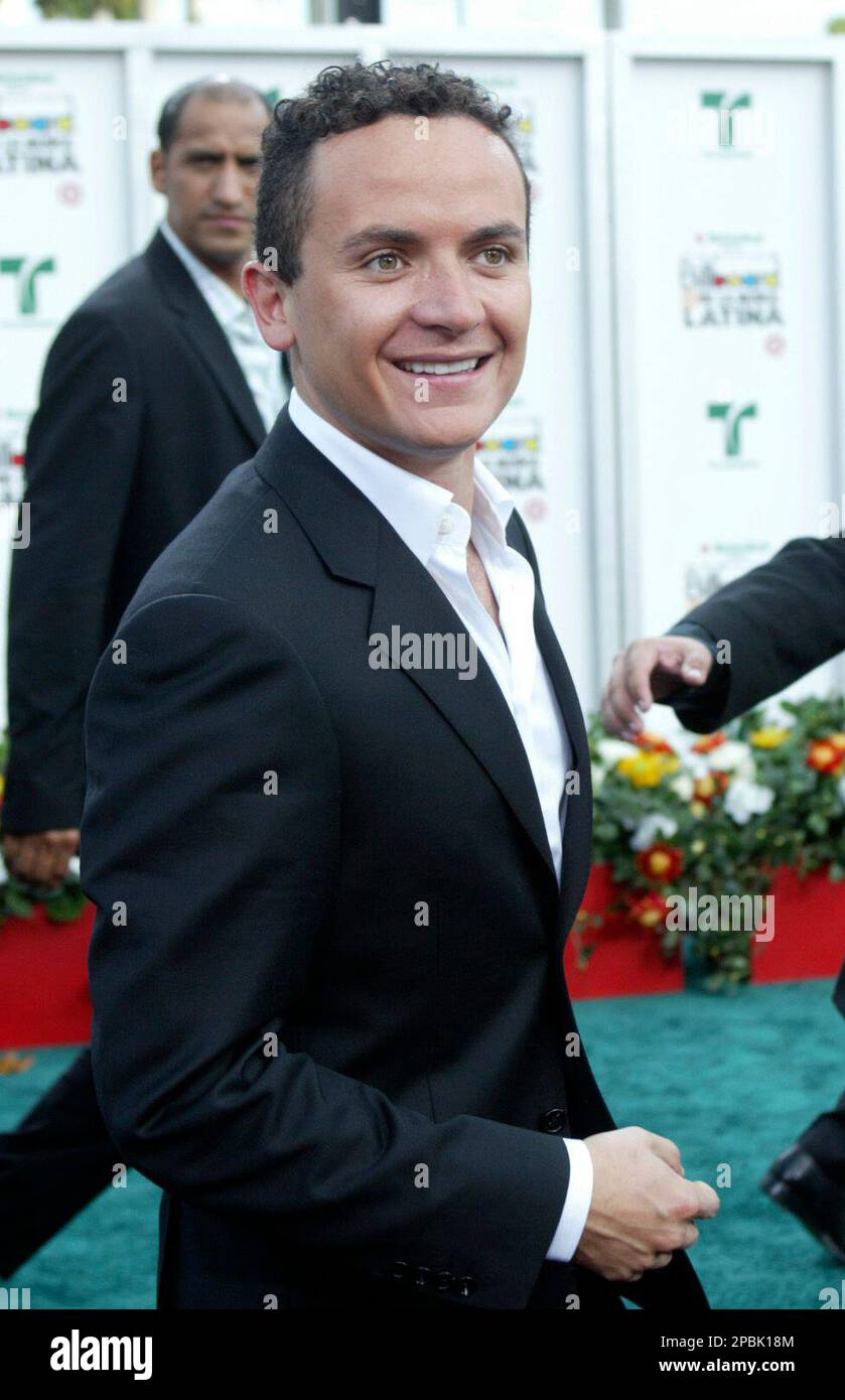 Colombian singer Fonseca arrives at the Billboard Latin Awards in Coral ...