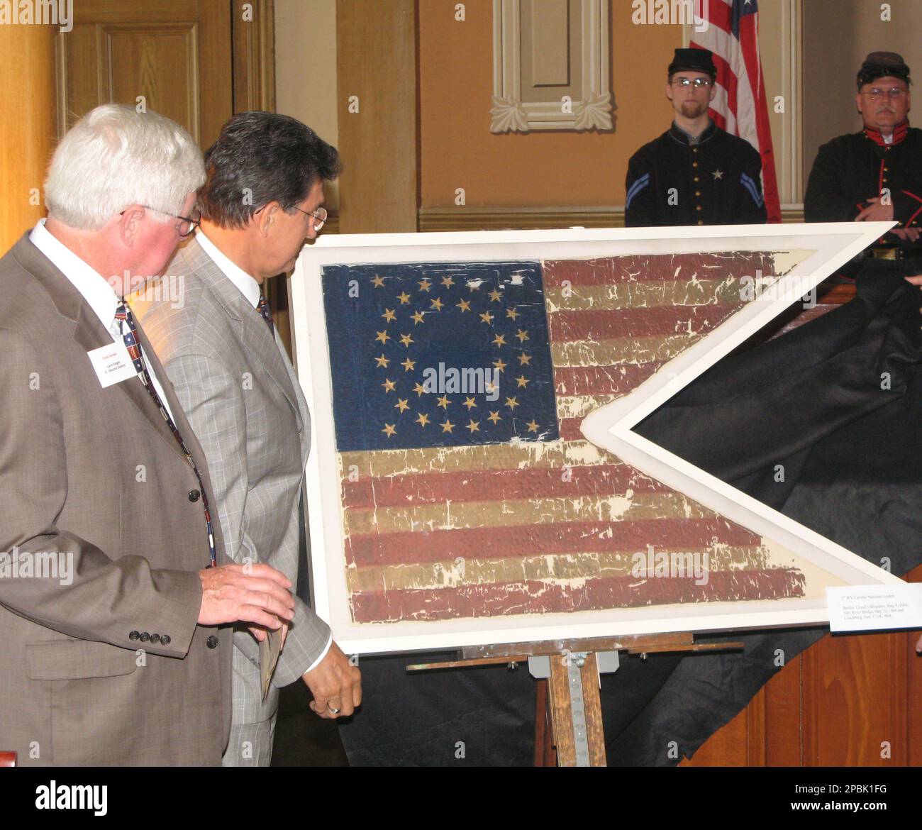 West Virginia Gov. Joe Manchin, second from left, and state Sen. Larry ...