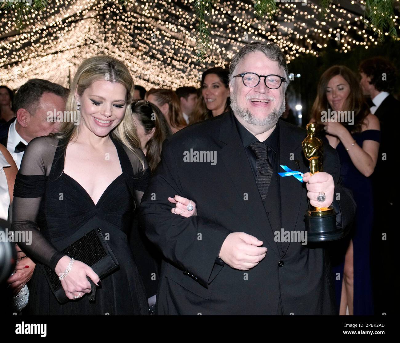 Guillermo del Toro, winner of the award for best animated feature film ...