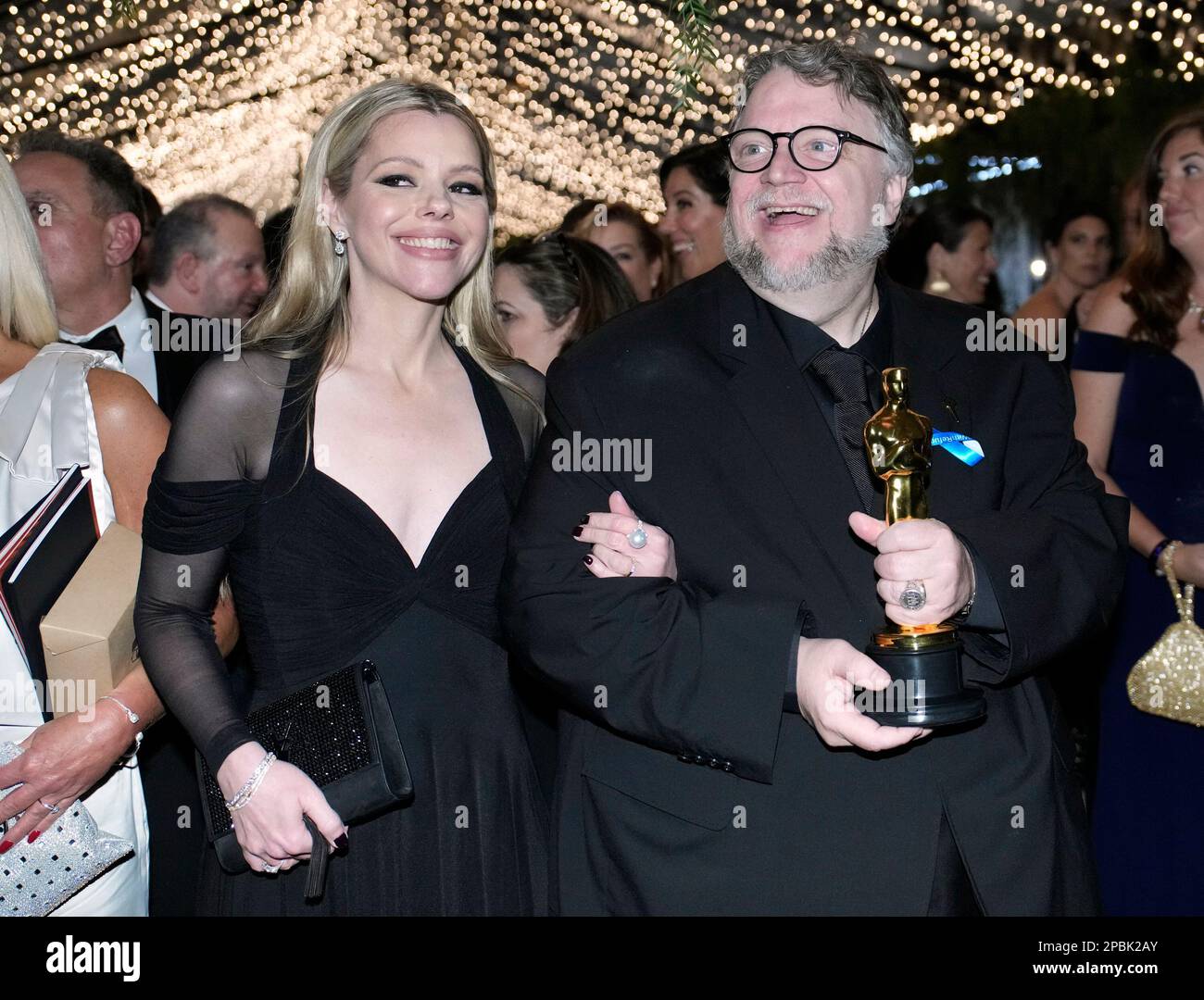 Guillermo del Toro, winner of the award for best animated feature film ...