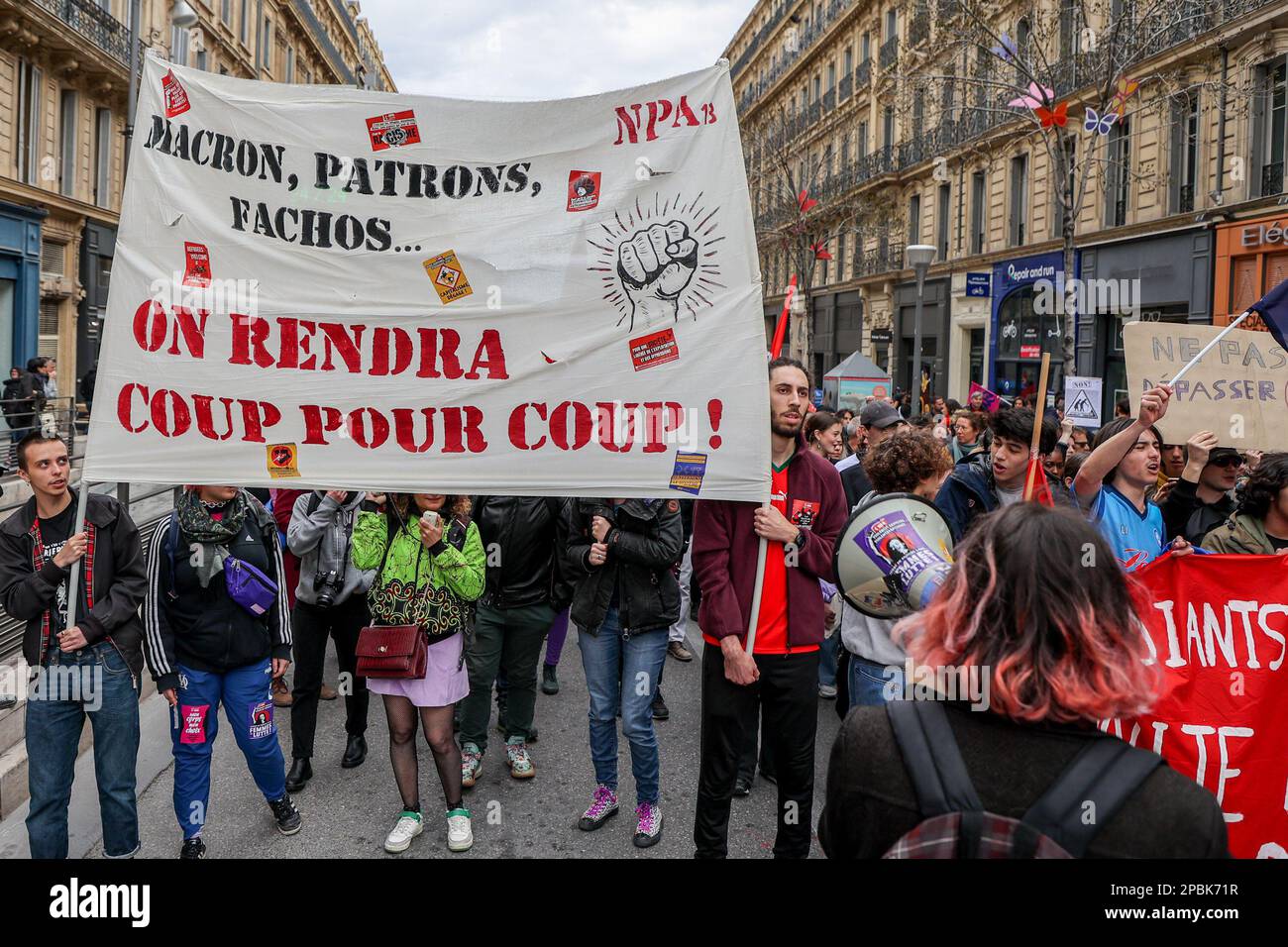 Anti new pension reform hi-res stock photography and images - Alamy