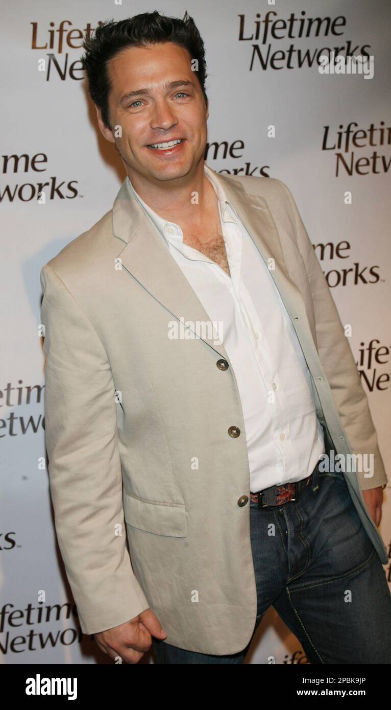 Jason Preistley poses at the Lifetime cable channel's Upfront session ...